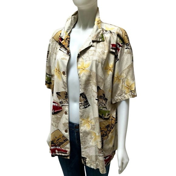 GrantThomas | Shirts | Grant Thomas Hawaiian Silk Shirt Vintage Cars ...